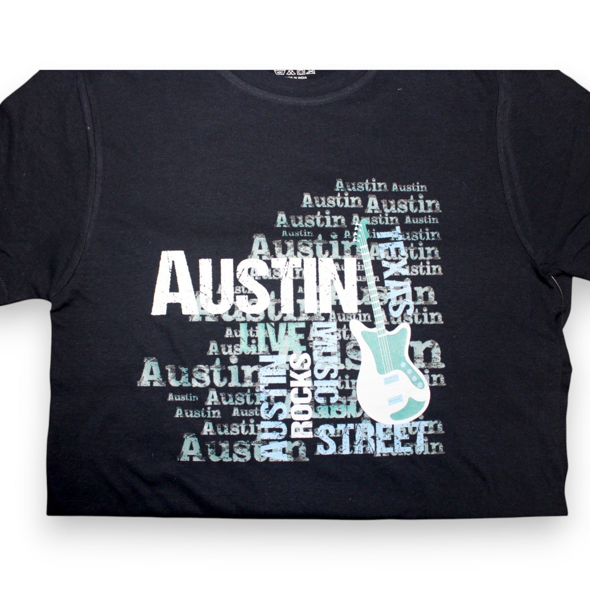 Austin Rocks T-Shirt - Navy – Cosmosb2b